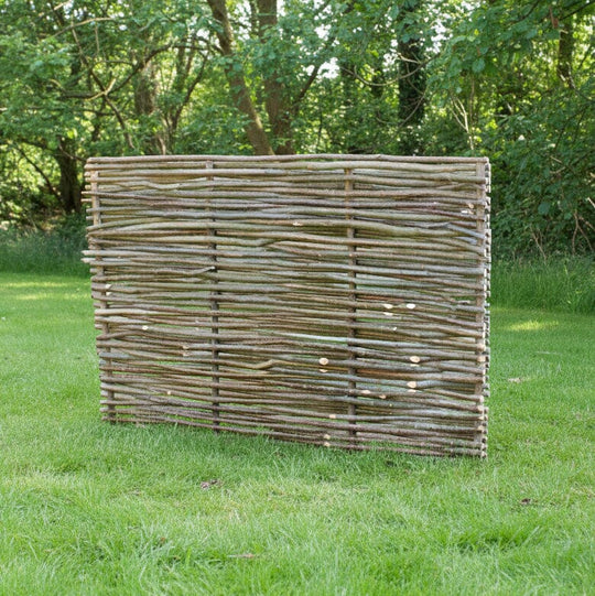 Handwoven Willow Wicker Hurdle Fence Panels – Prestige Wicker