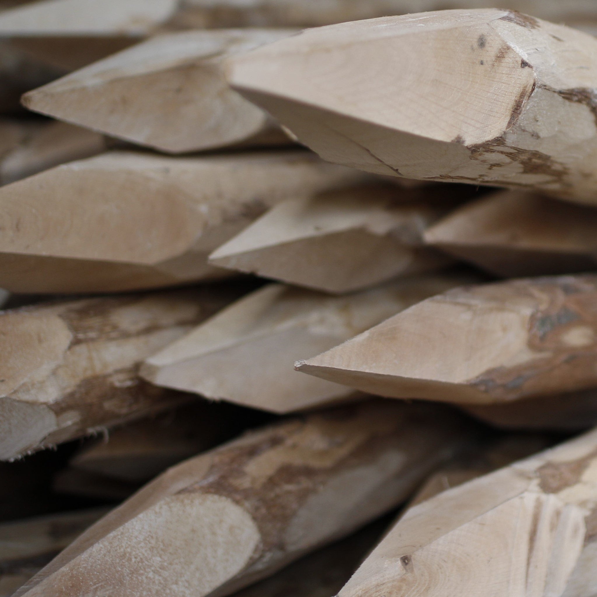 Handmade Hazel Wood Fence Post – Prestige Wicker