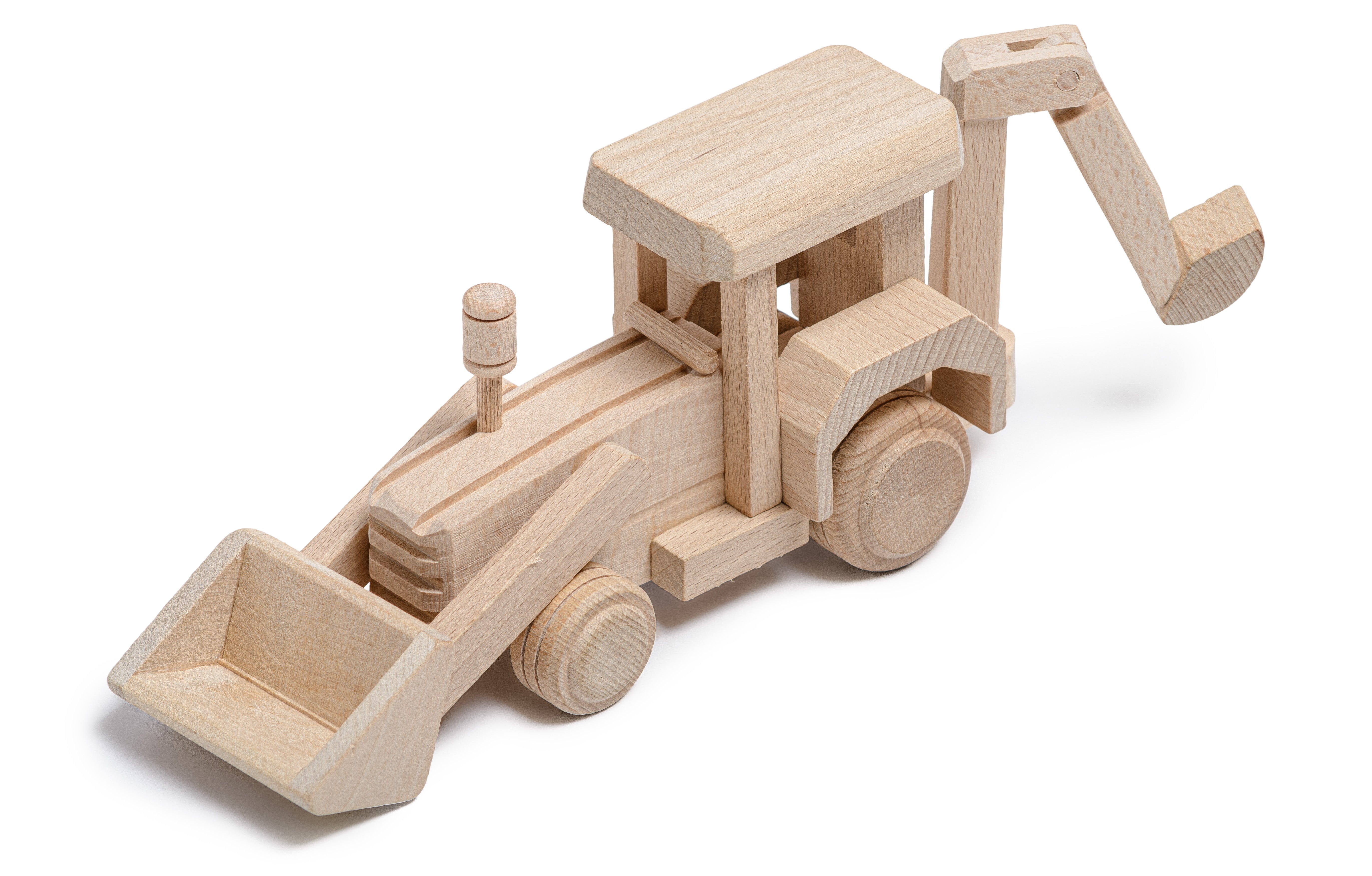 Wooden Bulldozer Digger Construction Tractor – Prestige Wicker