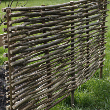 Hazel Woven Garden Fencing 2ft Height | Prestige Wicker