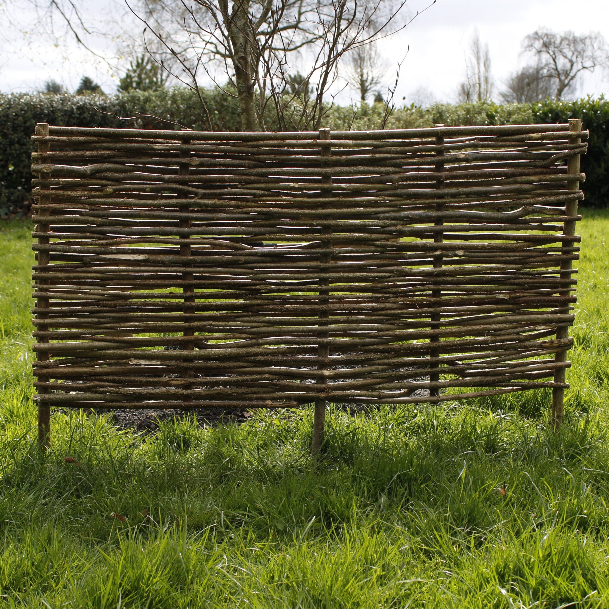 Hazel Woven Garden Fencing 2ft Height | Prestige Wicker